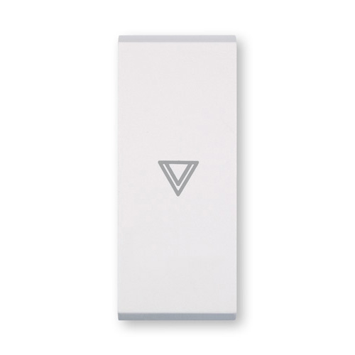 MODE Taster 1M sa oznakom strelica dole beli - Elmaks