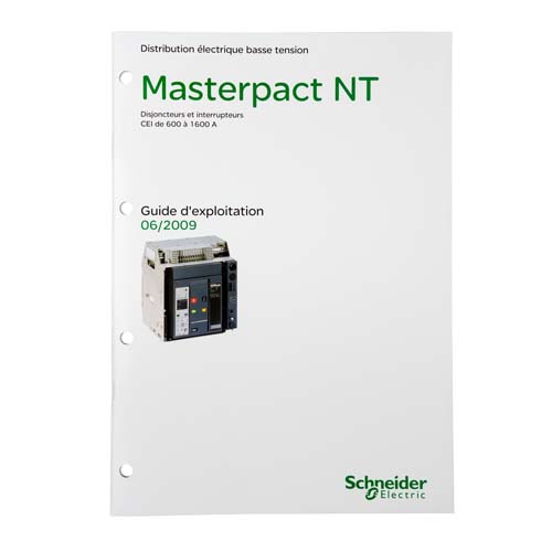 SE User manual MasterPact NT french spare part - Elmaks